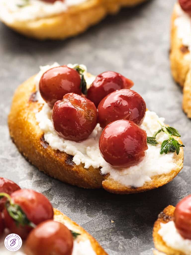 Roasted Grapes {easy and incredible!} - Belly Full