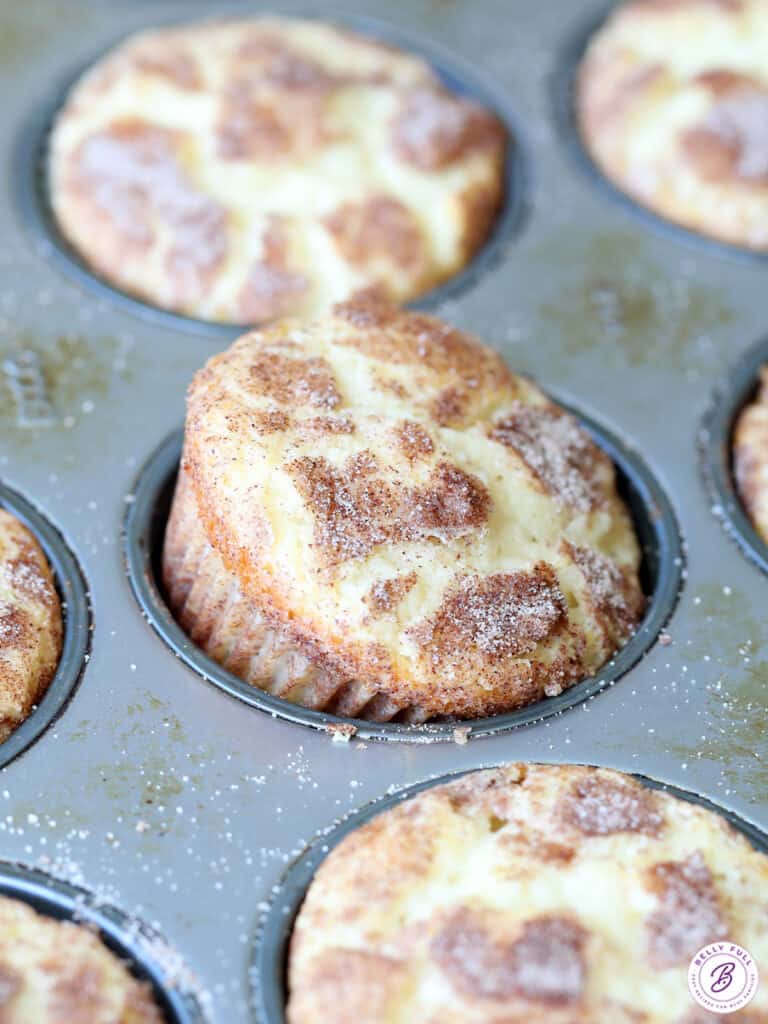 Snickerdoodle Muffins Recipe - Belly Full