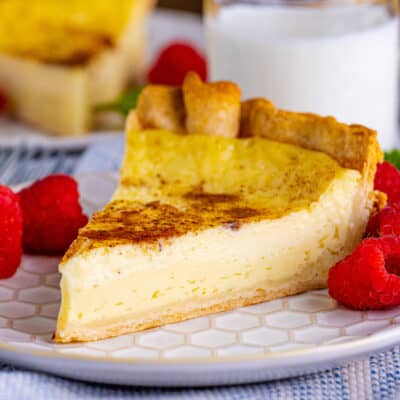 Egg Custard Pie Recipe - Belly Full