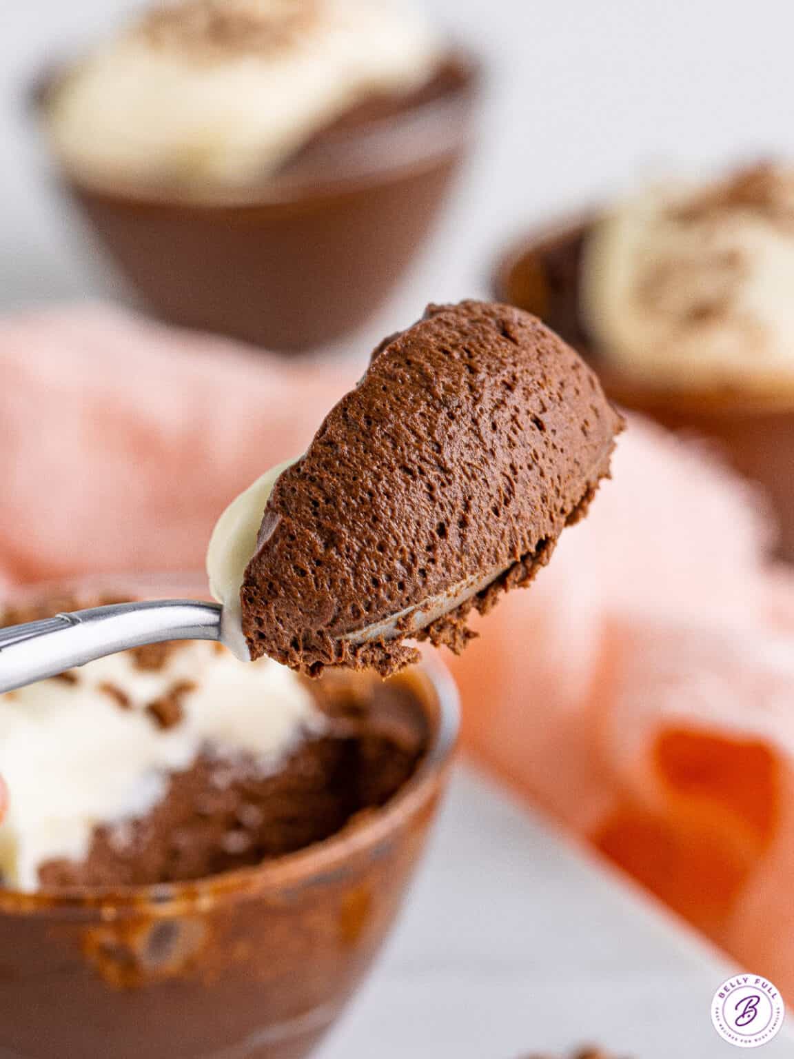 Easy Chocolate Mousse Recipe - Belly Full