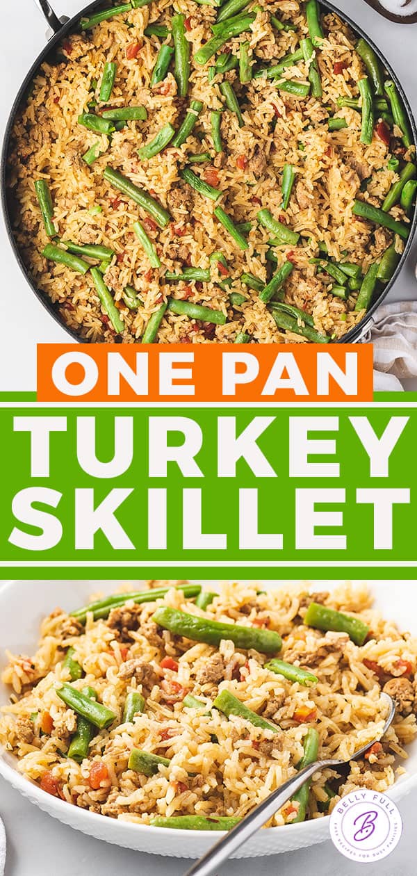 Ground Turkey and Rice Skillet Recipe - Belly Full
