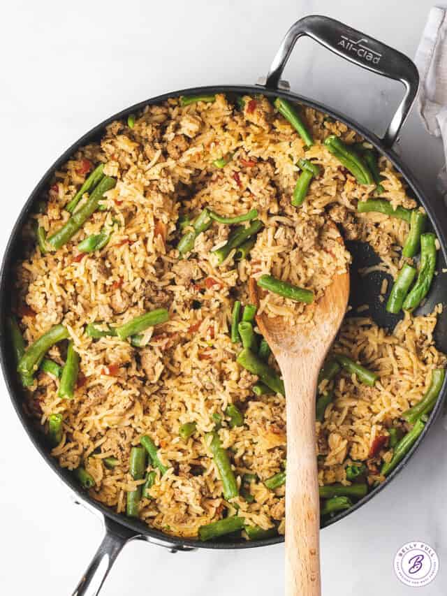 Ground Turkey and Rice Skillet Recipe - Belly Full