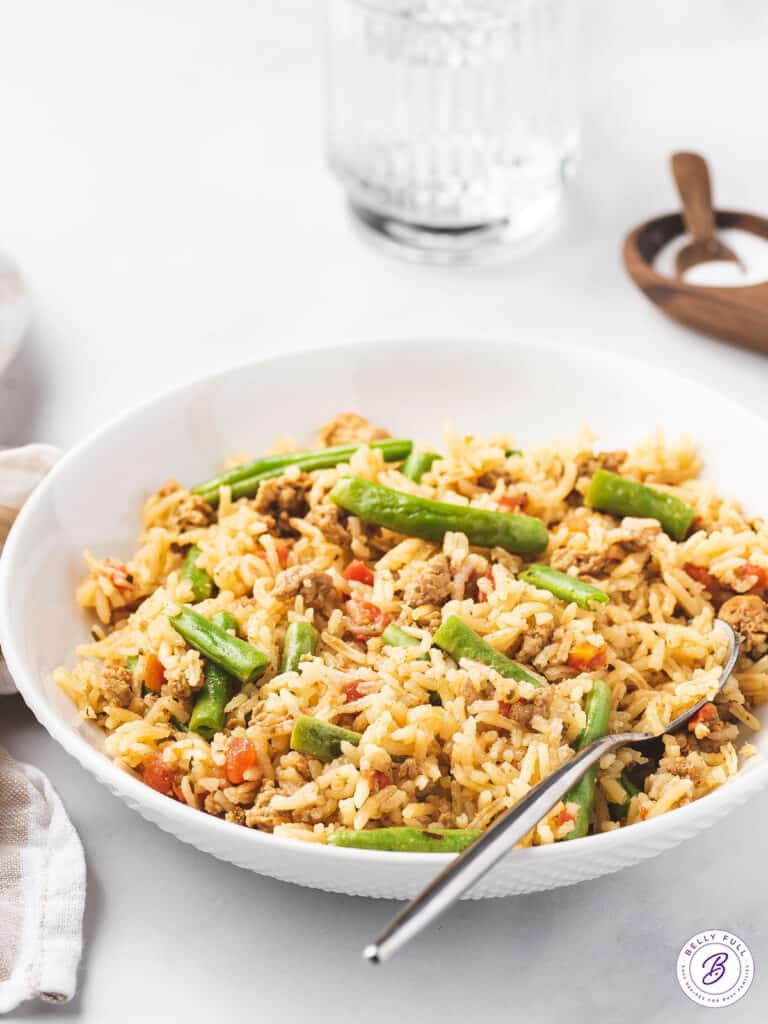 Ground Turkey and Rice Skillet Recipe - Belly Full