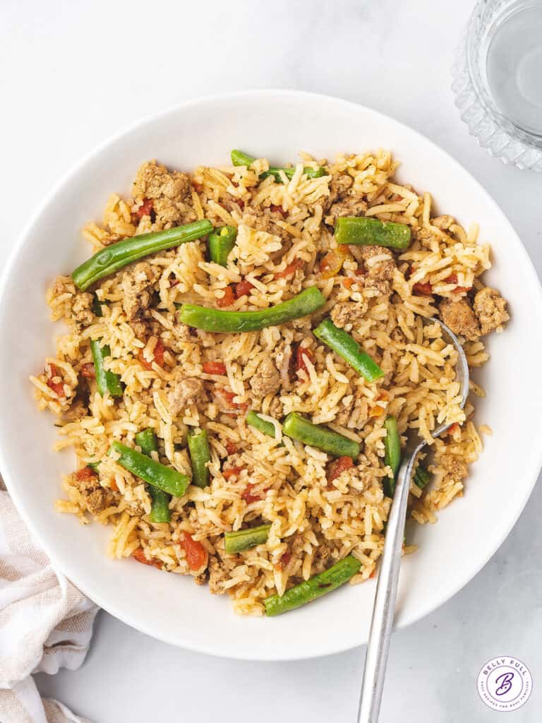 Ground Turkey and Rice Skillet Recipe - Belly Full