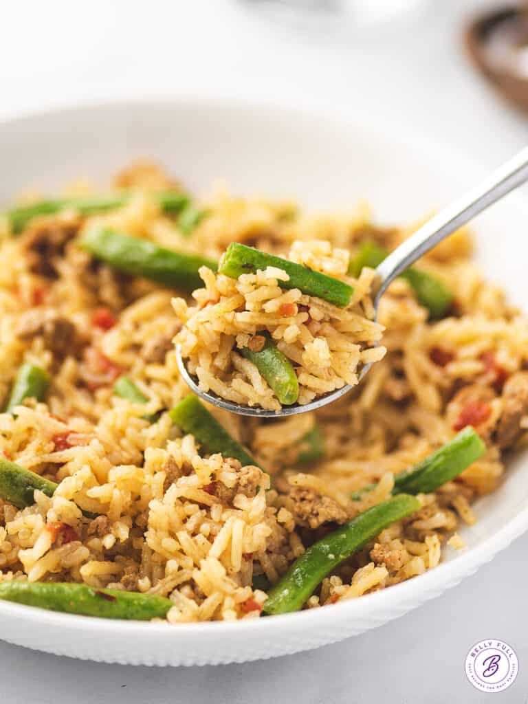 Ground Turkey and Rice Skillet Recipe - Belly Full