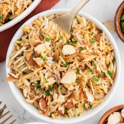 Instant Pot Rice Pilaf Recipe - Belly Full