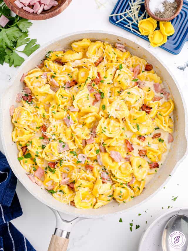 Tortellini Alla Panna Recipe - Belly Full