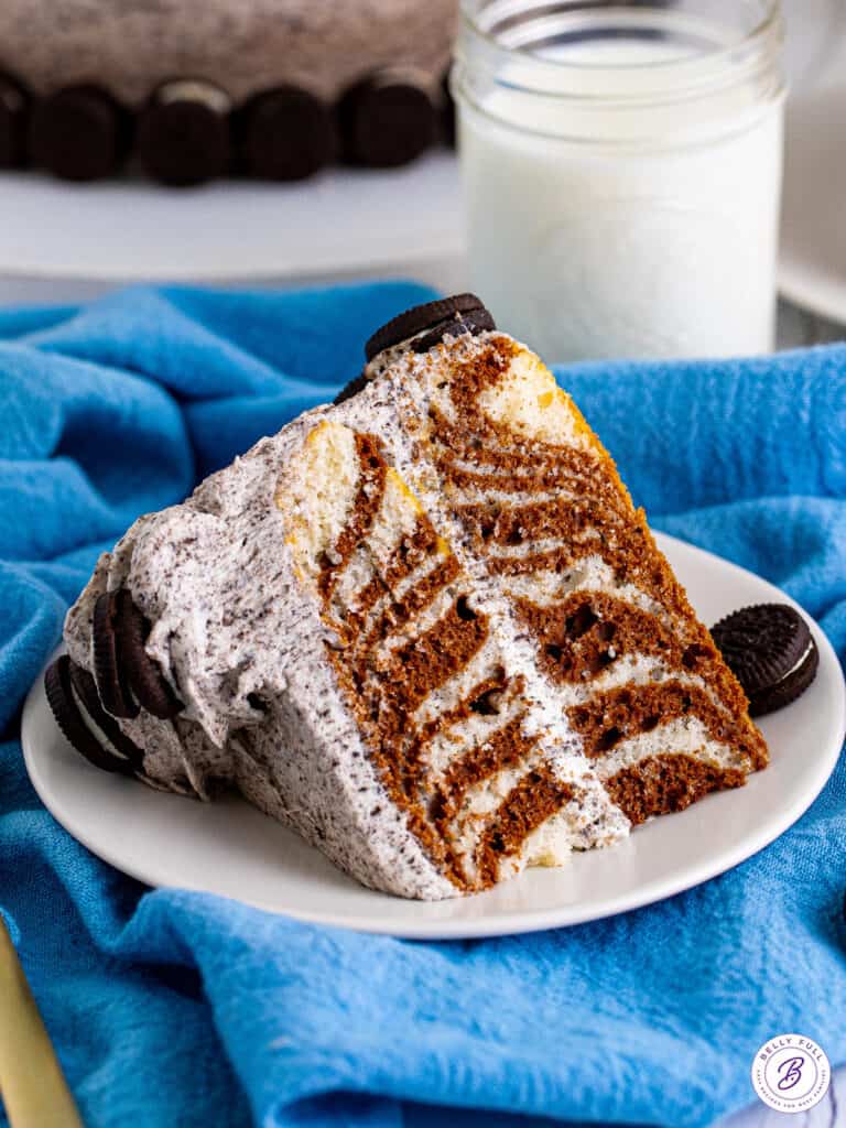 Easy Zebra Cake - Belly Full