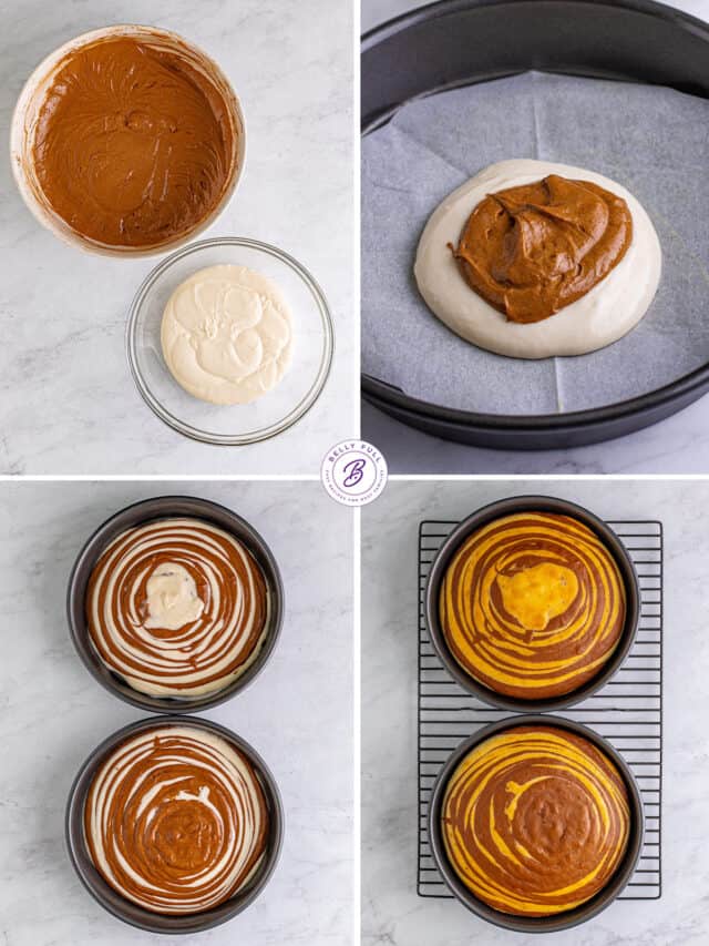 Easy Zebra Cake - Belly Full