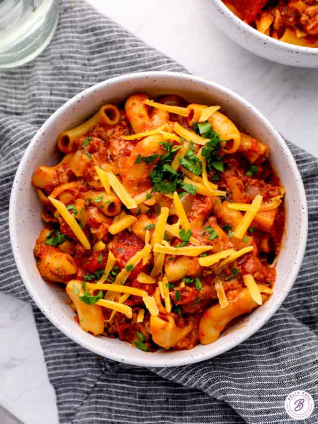 Easy American Goulash Recipe - Belly Full