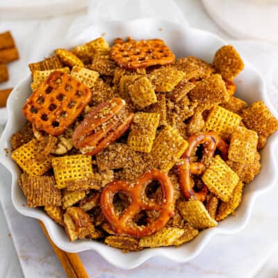 Cinnamon Sugar Chex Mix - Belly Full