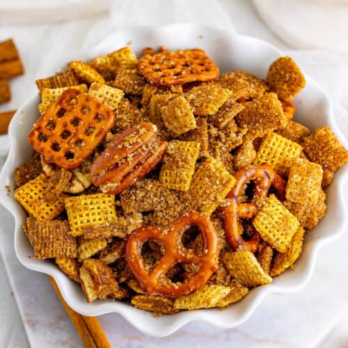 Cinnamon Sugar Chex Mix - Belly Full