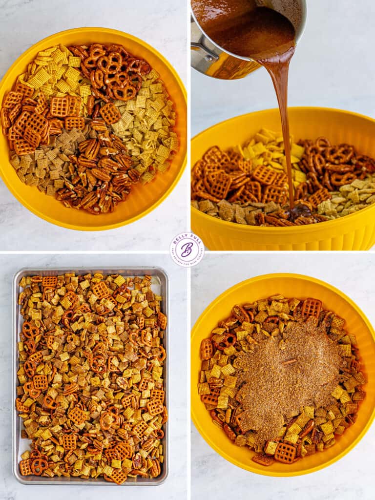 Cinnamon Sugar Chex Mix - Belly Full