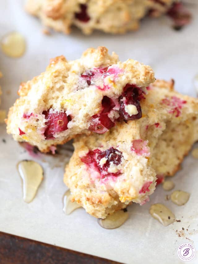 Cranberry-Orange Drop Biscuits - Belly Full