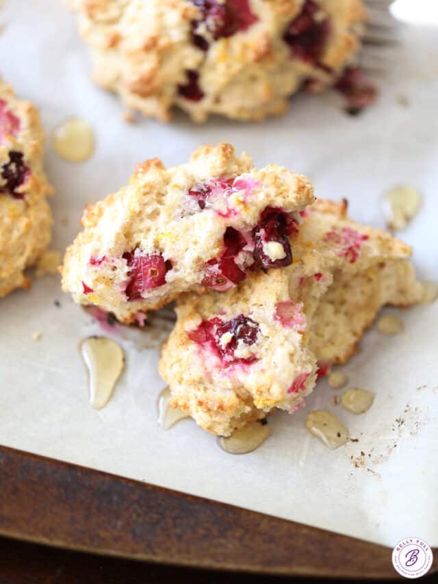 Cranberry-Orange Drop Biscuits - Belly Full
