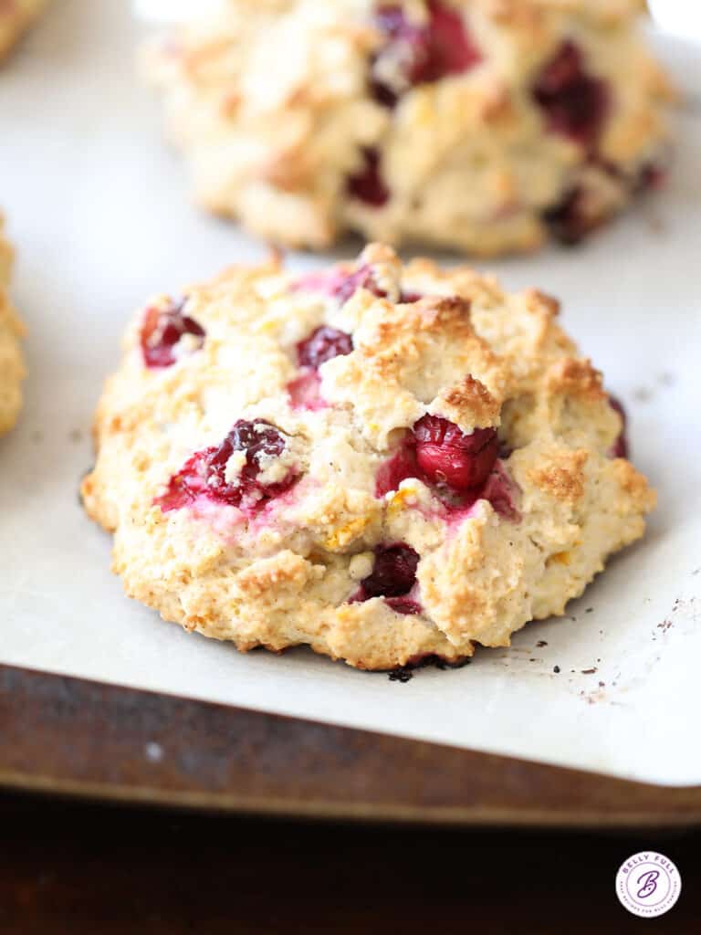 Cranberry-Orange Drop Biscuits - Belly Full