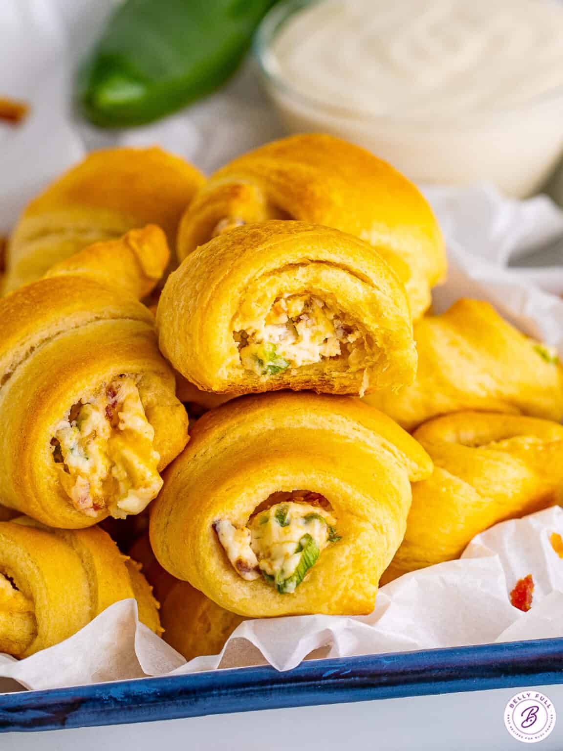 Jalapeno Popper Crescent Rolls - Belly Full