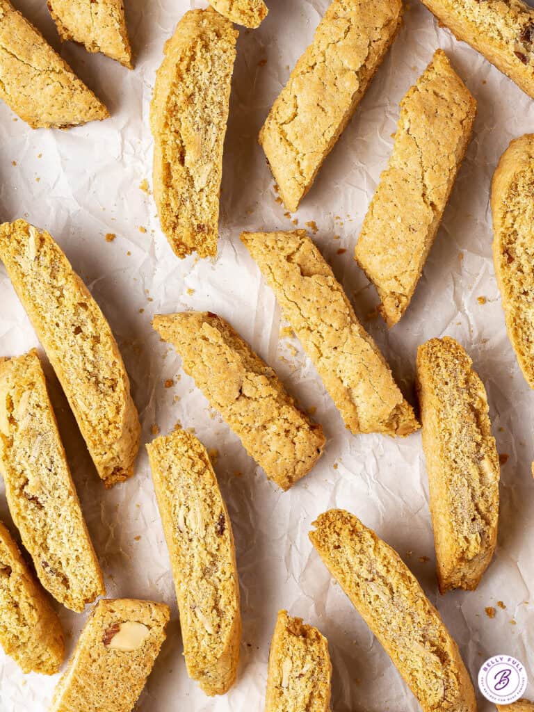 Mandelbrot {Mandel Bread} Jewish Cookies - Belly Full