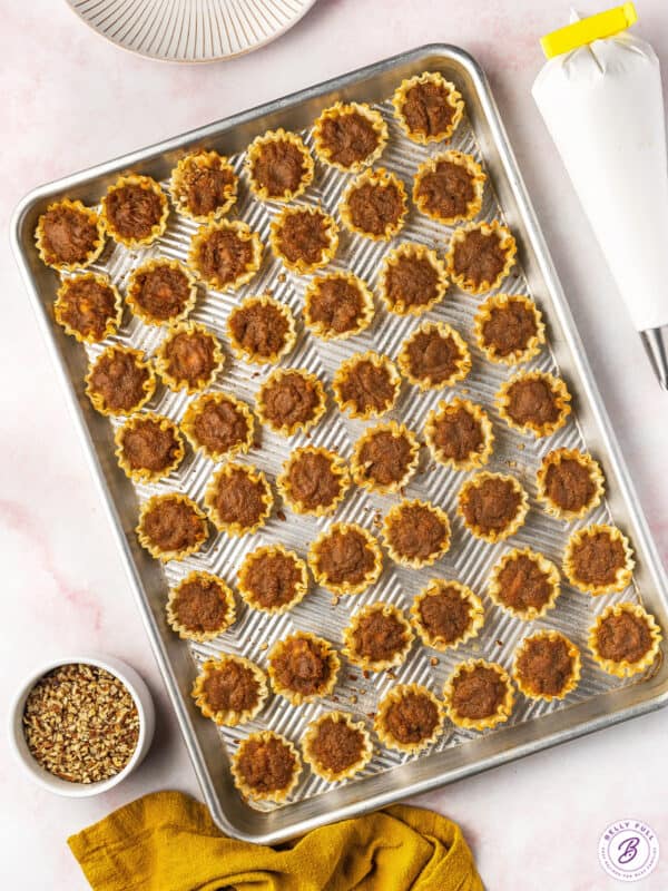 Mini Pumpkin Pecan Strudel Cups - Belly Full
