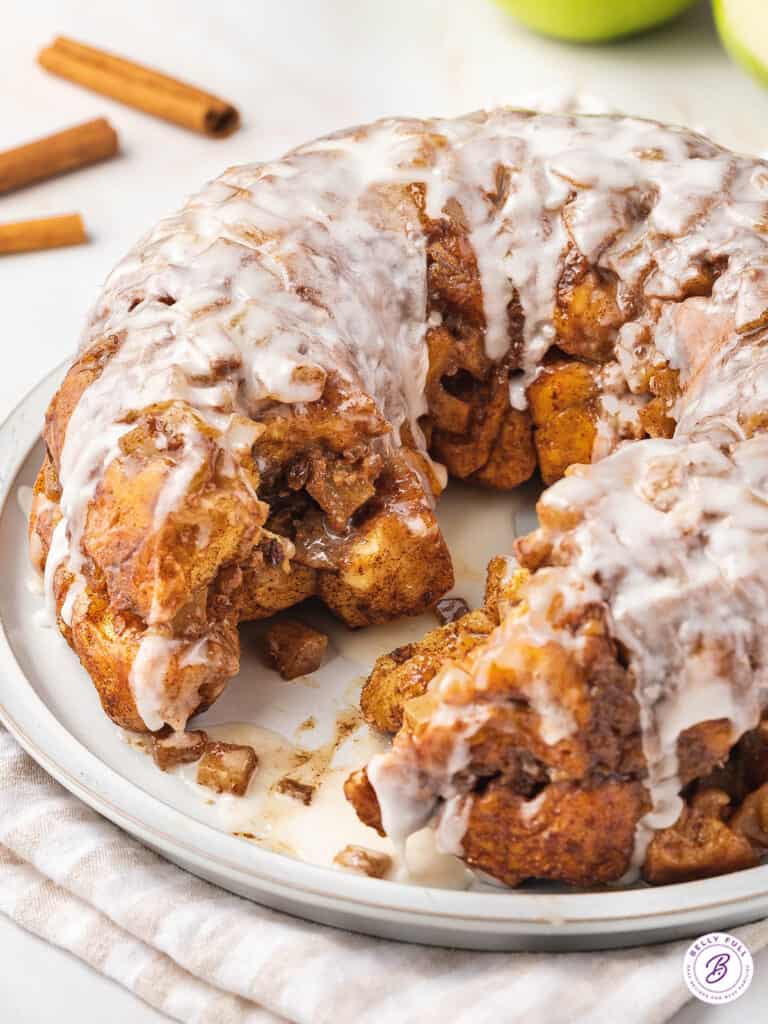 Caramel Apple Monkey Bread - Belly Full