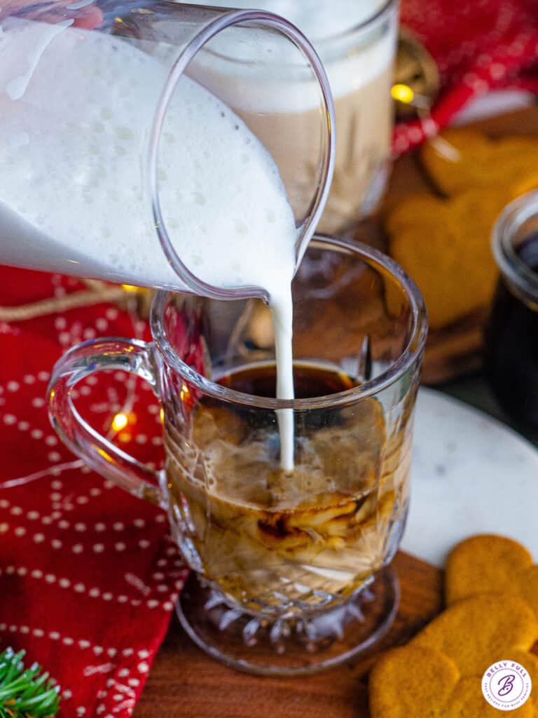 Homemade Gingerbread Latte - Belly Full