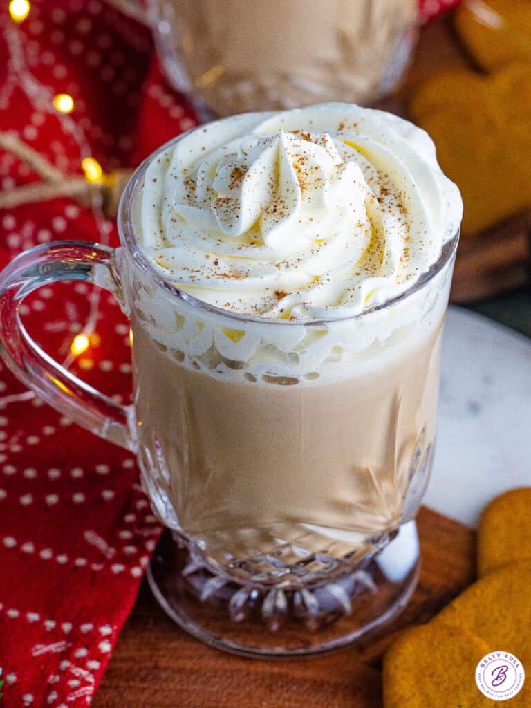 Homemade Gingerbread Latte - Belly Full