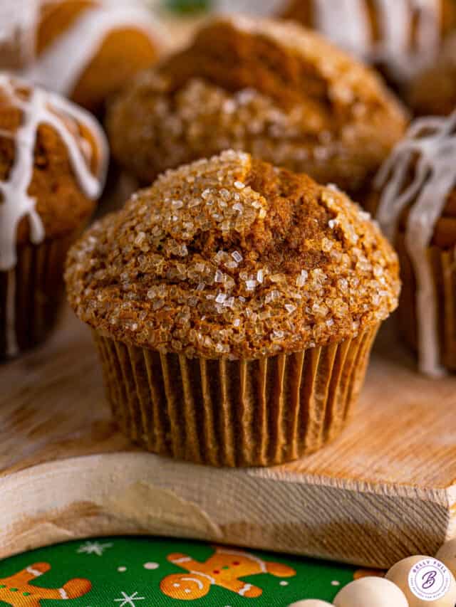 Gingerbread Muffins Recipe - Belly Full