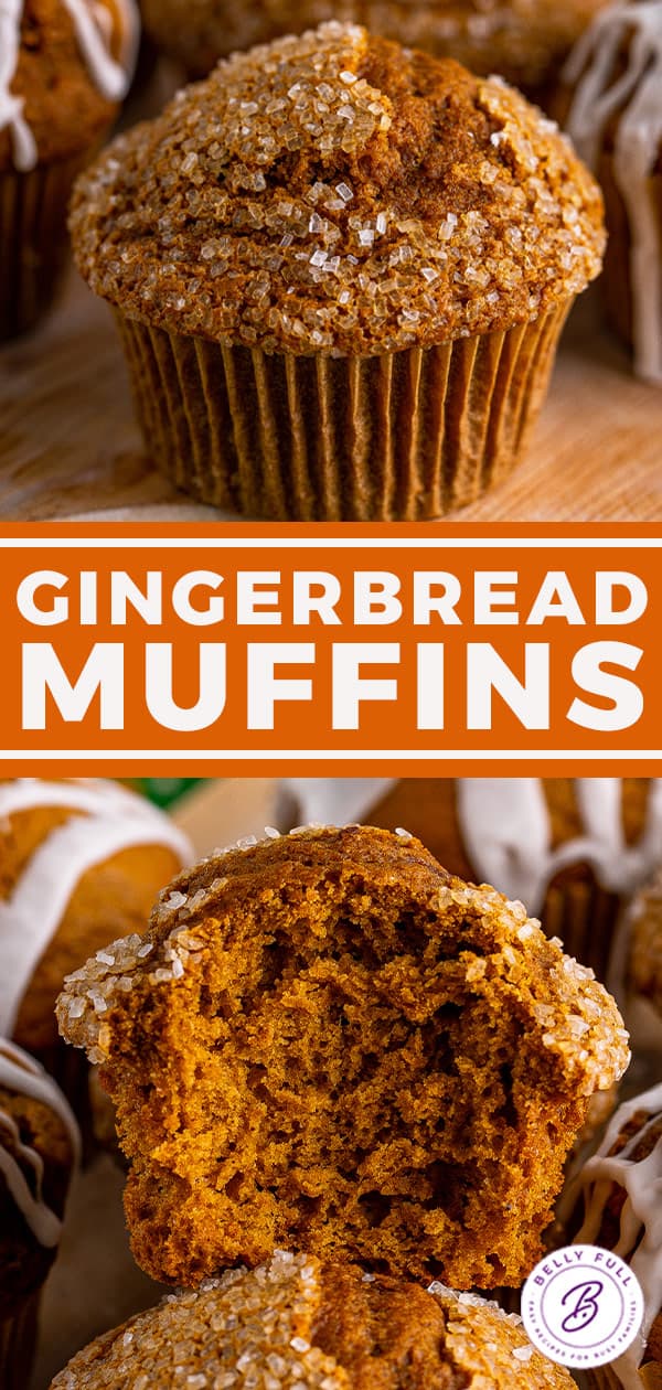 Gingerbread Muffins Recipe - Belly Full