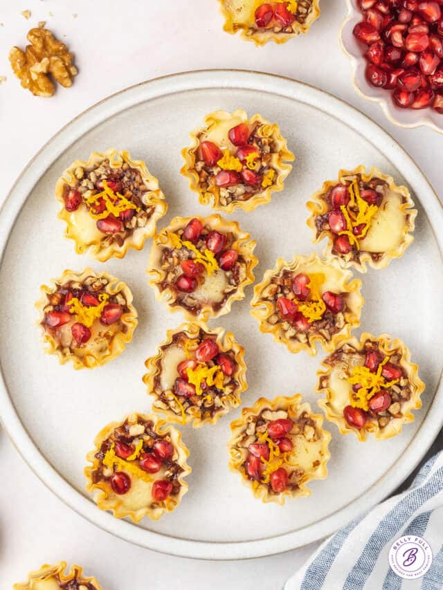 Jam and Brie Phyllo Bites - Belly Full