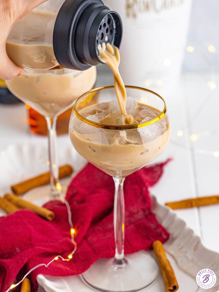 Cinnamon Roll Cocktail - Belly Full