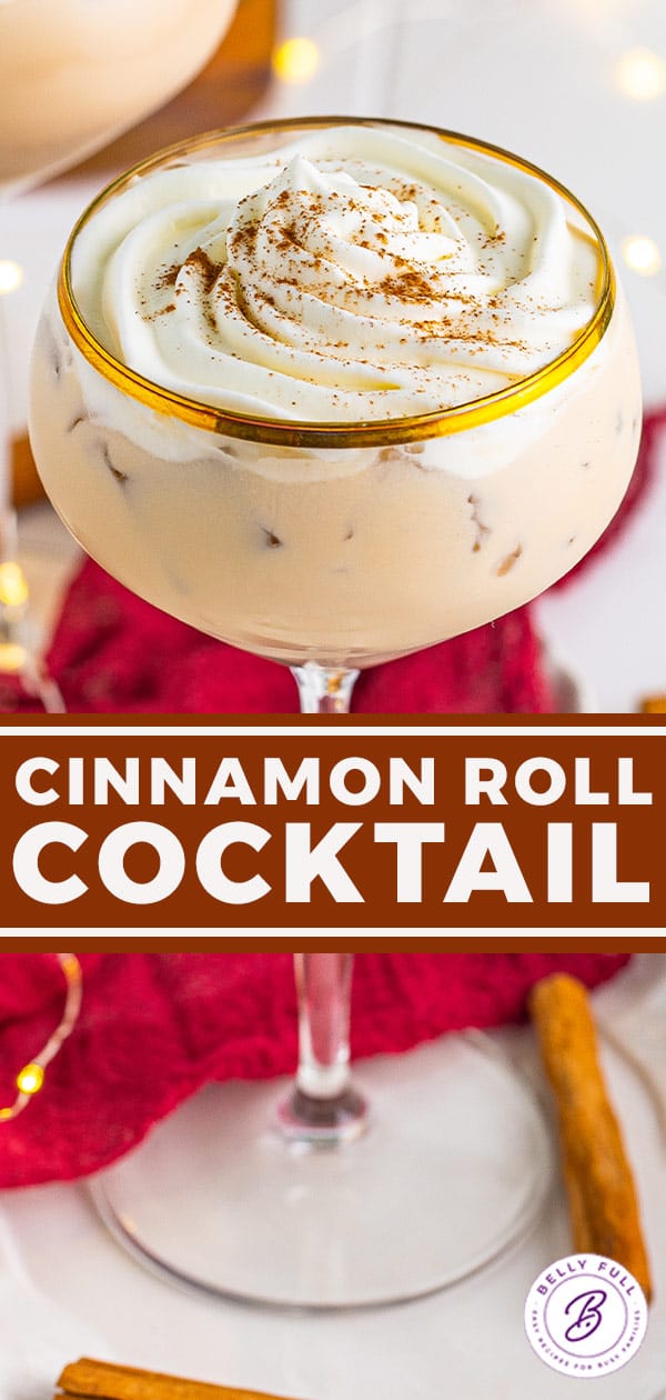 Cinnamon Roll Cocktail - Belly Full