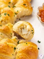 Pull-Apart Crescent Roll Christmas Tree - Belly Full