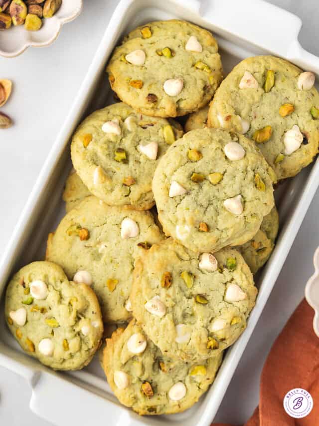 Easy Pistachio Cookies - Belly Full
