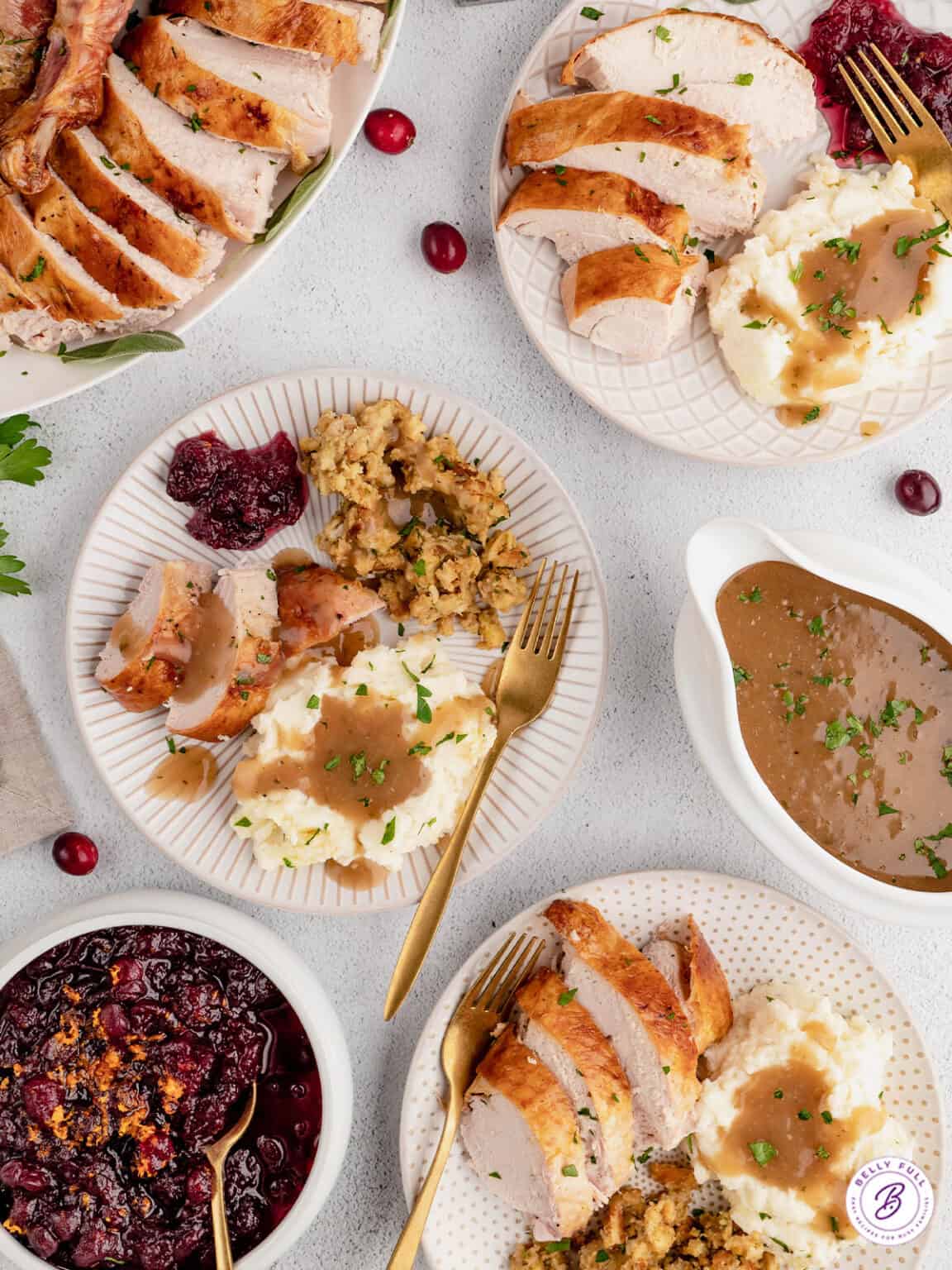 Easy Roast Turkey (Thanksgiving Turkey Recipe) - Belly Full