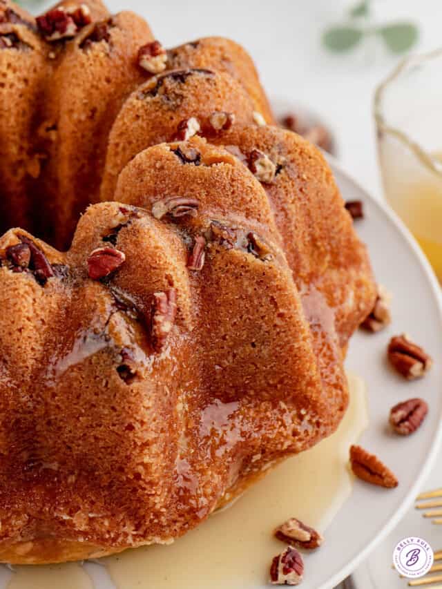 Butter Pecan Rum Cake - Belly Full
