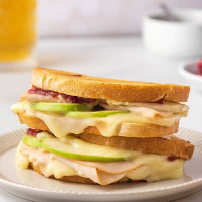 Turkey Brie Grilled Cheese - Belly Full