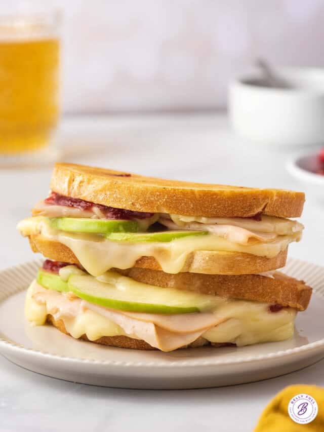 Turkey Brie Grilled Cheese - Belly Full