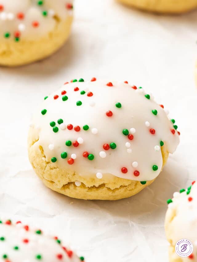 Christmas Italian Cookies - Belly Full