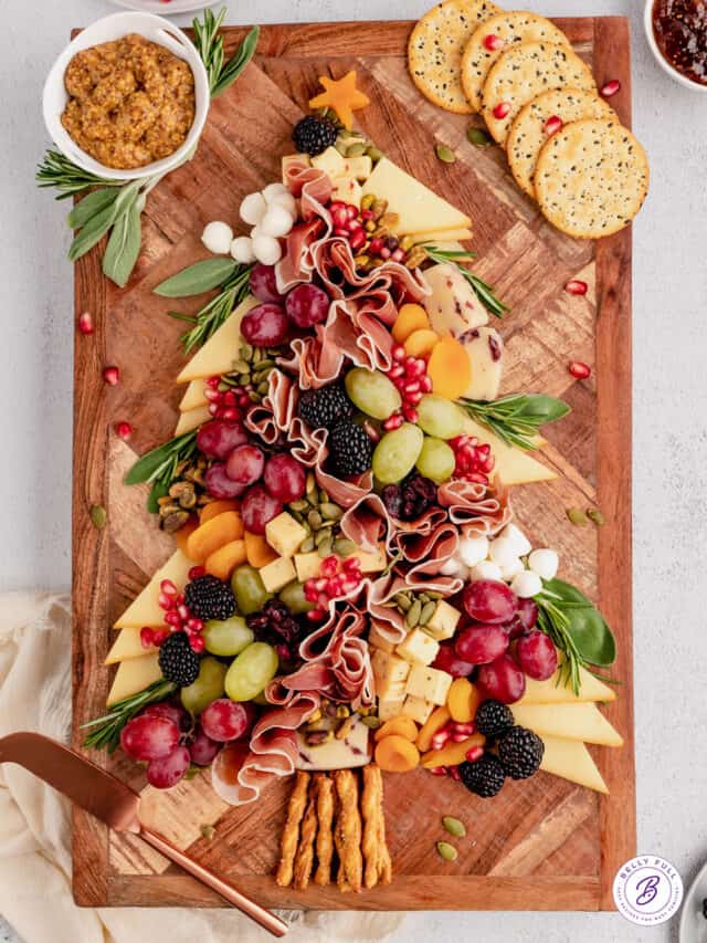 Christmas Tree Charcuterie Board - Belly Full