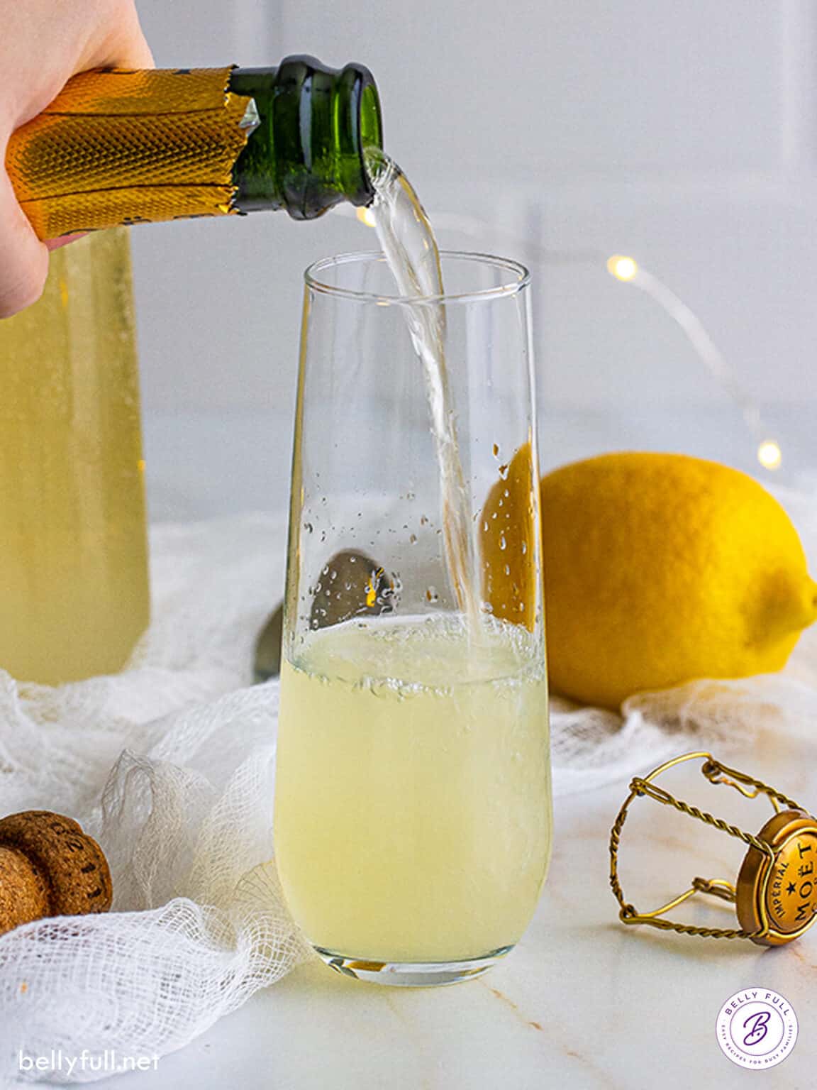 French 75 Cocktail - Belly Full