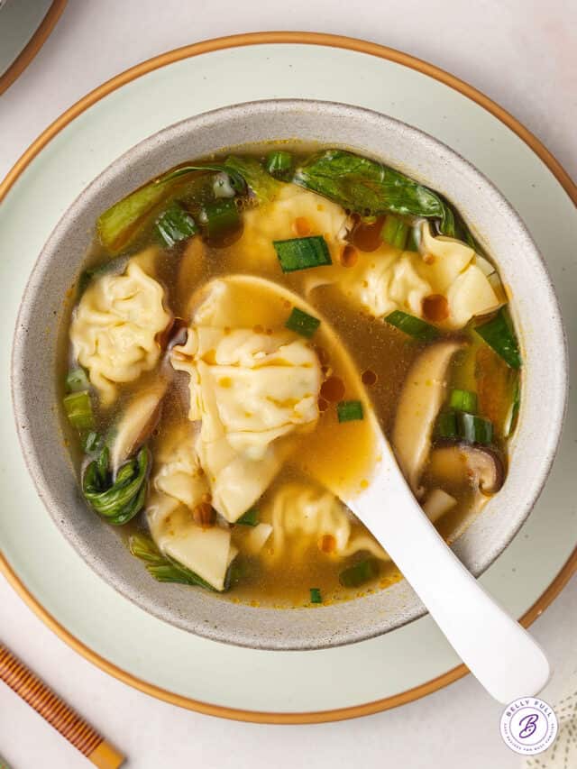 Quick & Easy Wonton Soup Recipe - Belly Full
