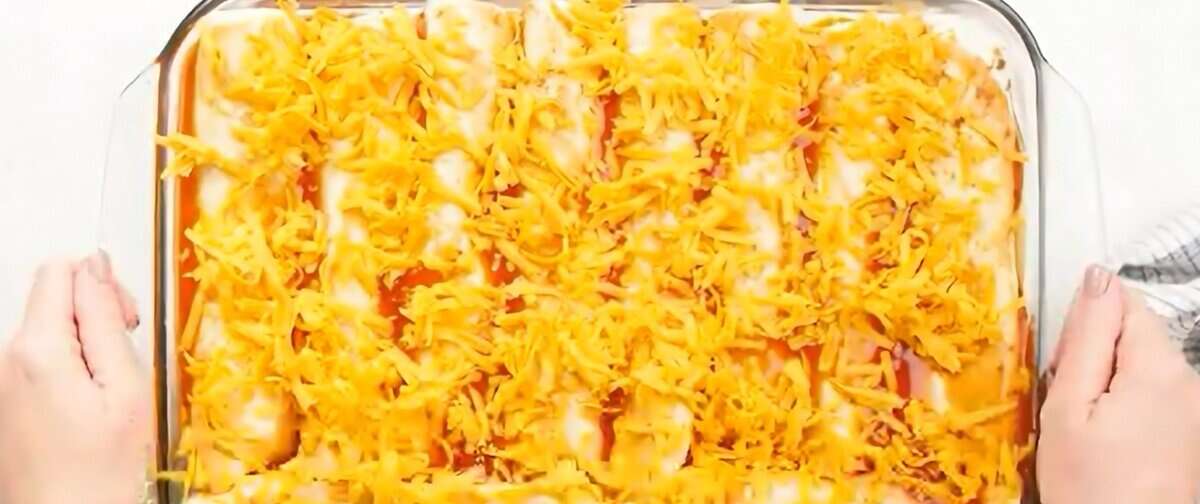 Easy Ground Beef Enchiladas - Belly Full