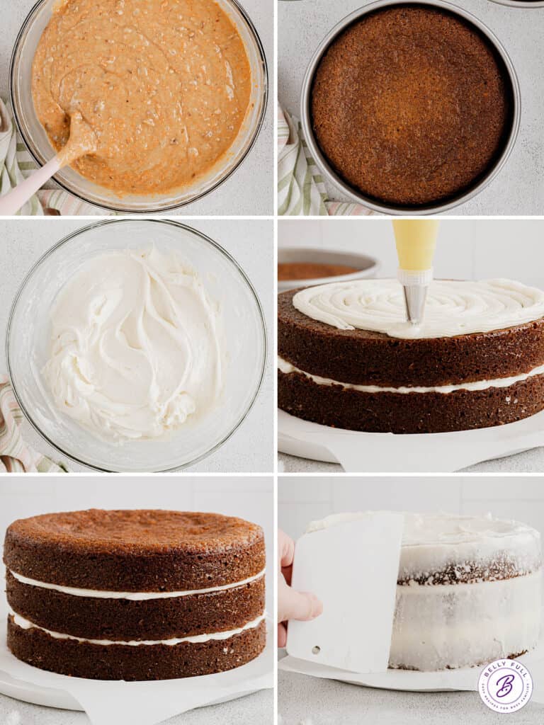 Easy Carrot Cake Recipe - Belly Full