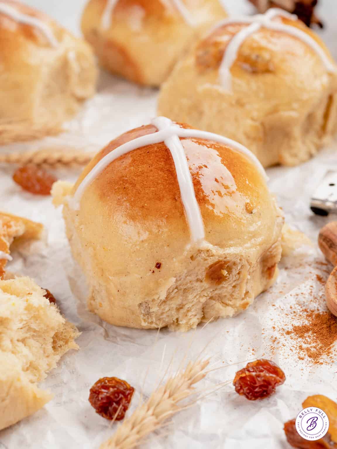 Hot Cross Buns Recipe - Belly Full