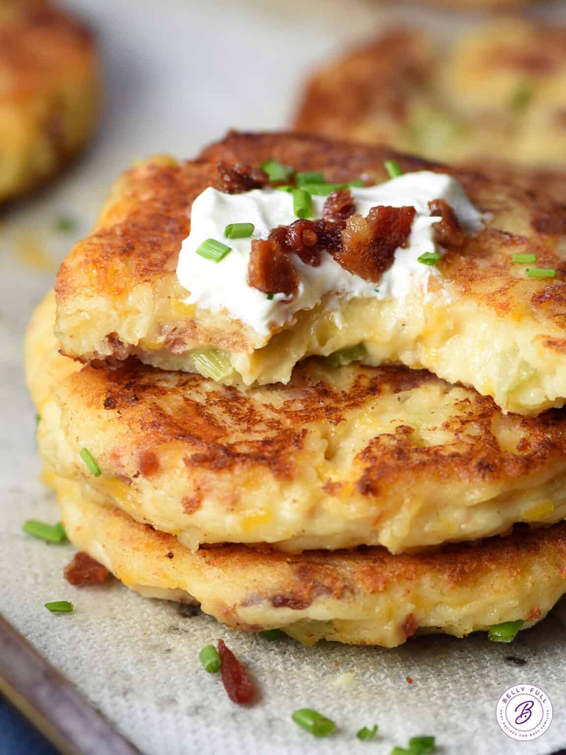 Mashed Potato Cakes - Belly Full