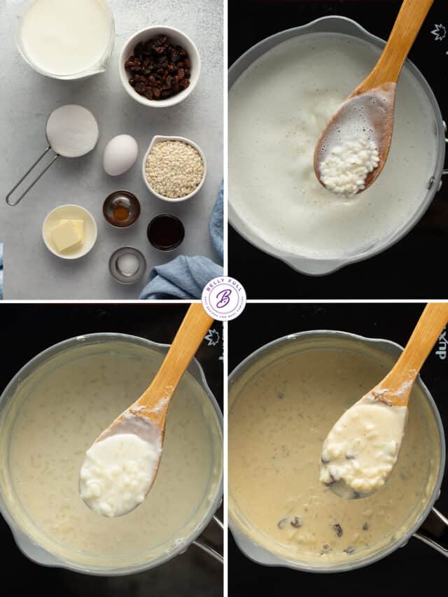 Easy Rice Pudding Recipe - Belly Full
