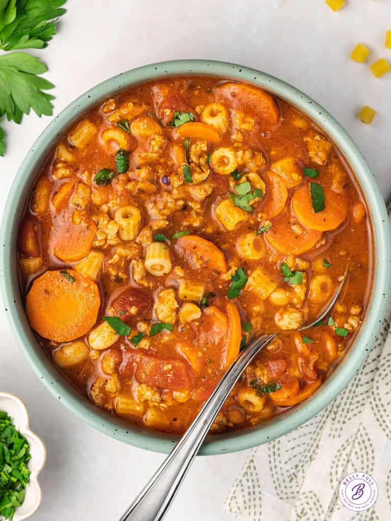 Easy Ground Turkey Stew - Belly Full