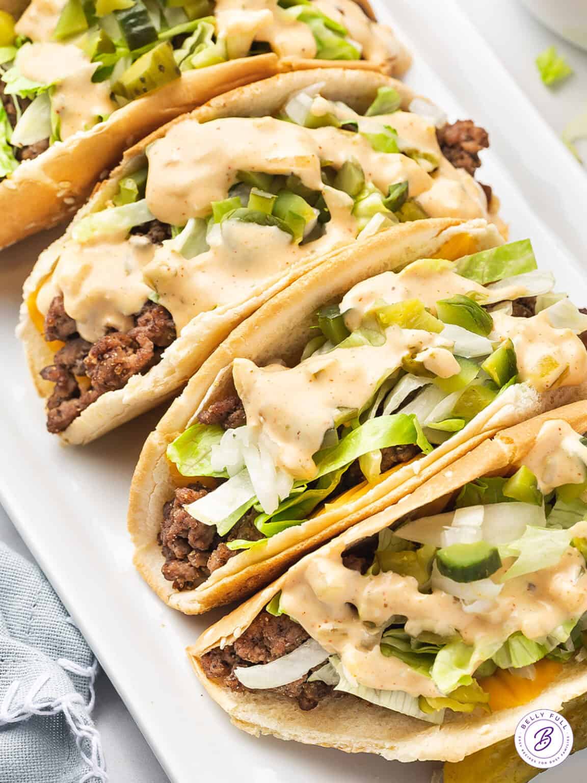 Big Mac Tacos - Belly Full