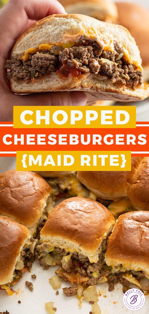 Chopped Cheeseburgers {Maid Rite} - Belly Full