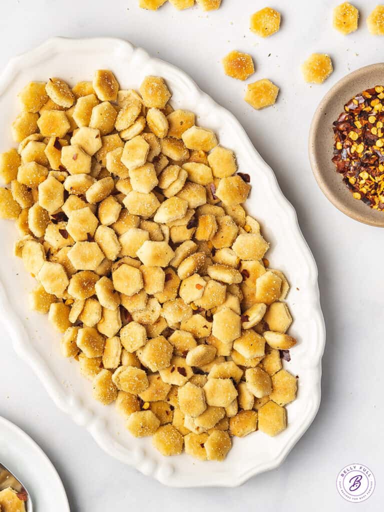 Fire Crackers {spicy oyster crackers} - Belly Full